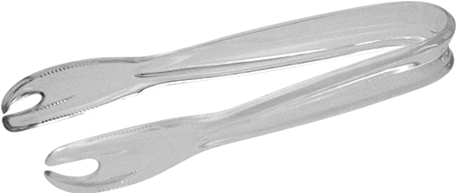 Ice Tongs, Clear Plastic | Courtesy Products